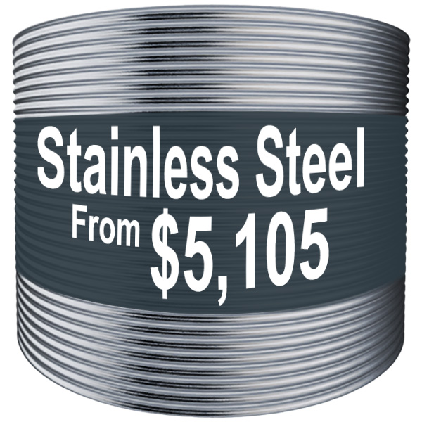 22500L Water Tanks (5000 Gal) | Custom Made from $4,445